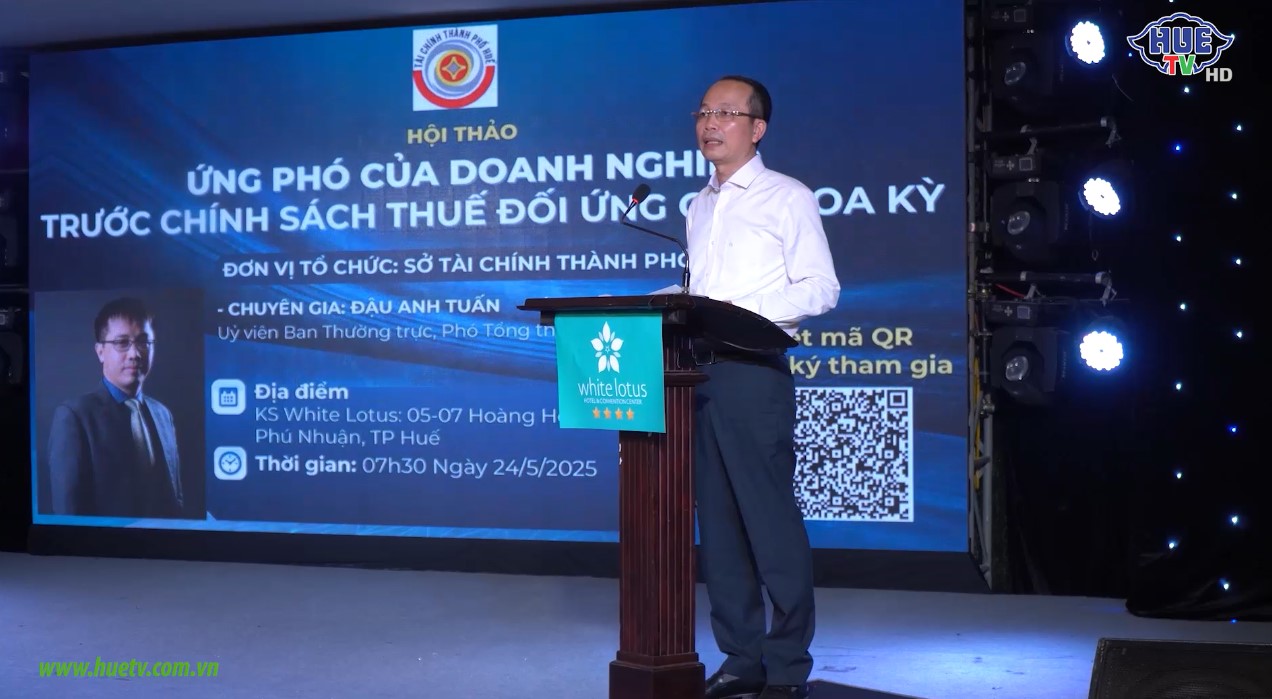 Hội thảo “Ứng phó của doanh nghiệp trước chính sách thuế đối ứng của Hoa Kỳ” | Báo và Phát thanh ...